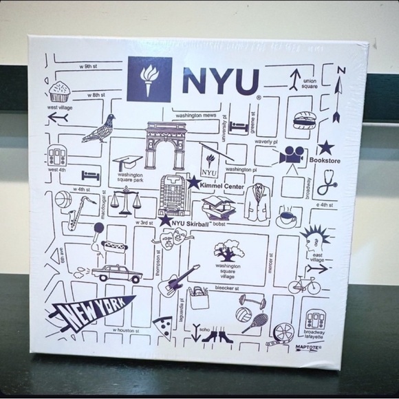 NYU | Games | Nyu Map Puzzle 55 Pieces Limited Edition | Poshmark